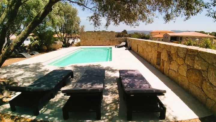 Grand Studio, Terrasse, Piscine - Sartène