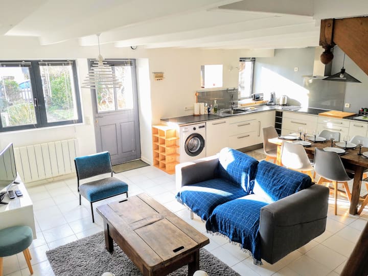 Maison 6p Paisible - Jardin - Golfe Du Morbihan - Plage de Saint-Philibert
