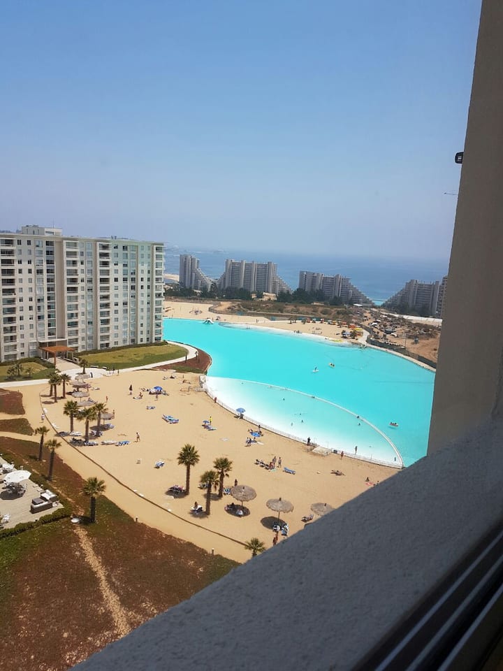 Hermoso Depto Laguna Bahía - Algarrobo