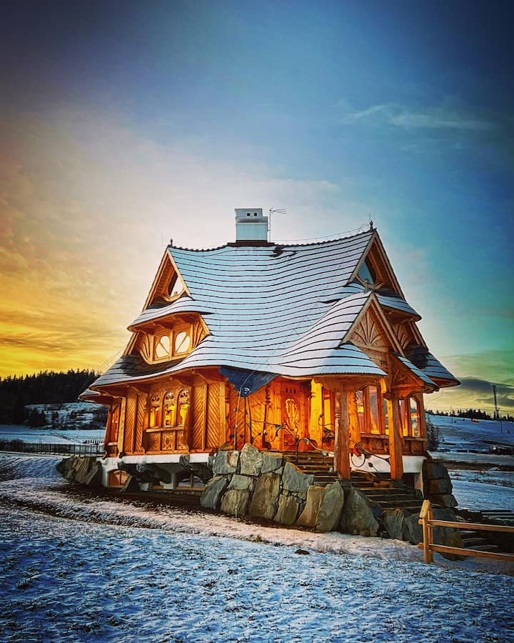 Art House Residence - Luxury Wooden House - Białka Tatrzańska