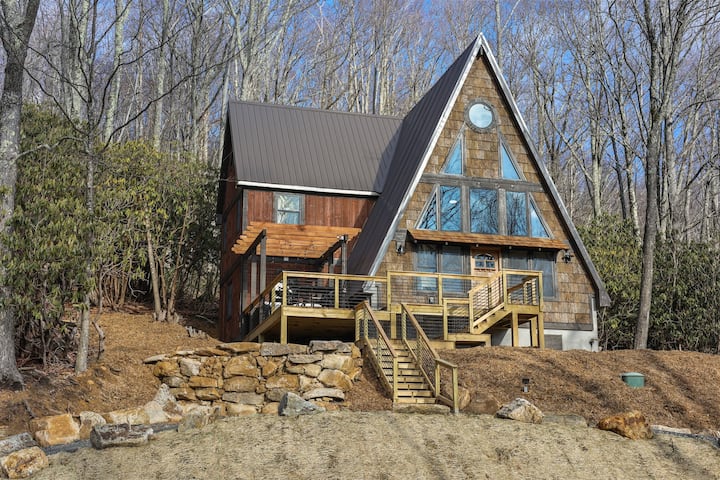 Brand New A-frame Cabin On Beech Mountain! - Beech Mountain, NC