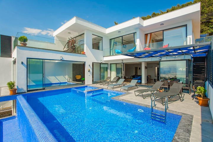 Kalkan Da Hamam Saunalı Ve Jakuzili Villa 576 - Kalkan