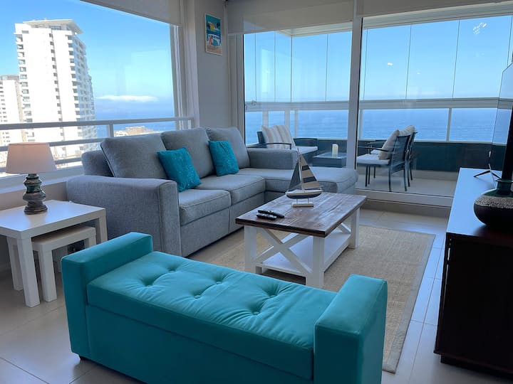 Hermoso Departamento Con Vista Despejada - Viña del Mar