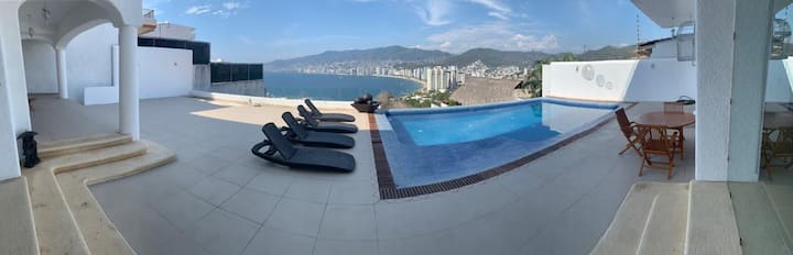 Casa Hermosa Y Alta Vista Al Mar - Acapulco