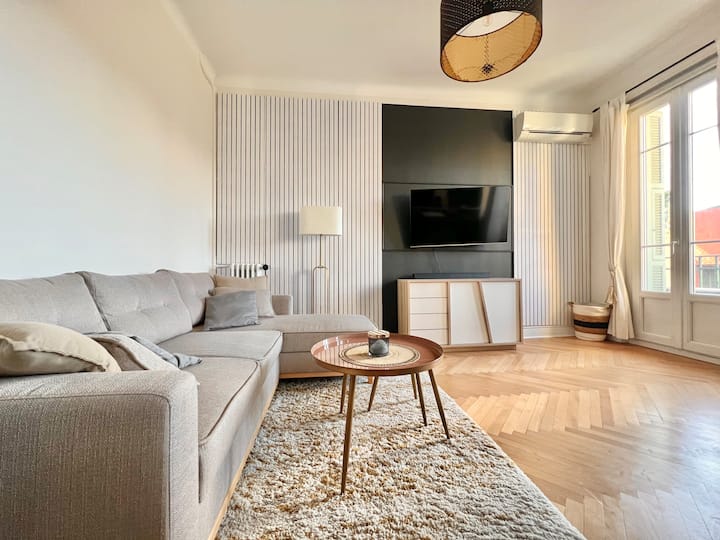 Art Deco Cute Separate Bedroom, Sunny, Nice View. - Saint-Jean-Cap-Ferrat