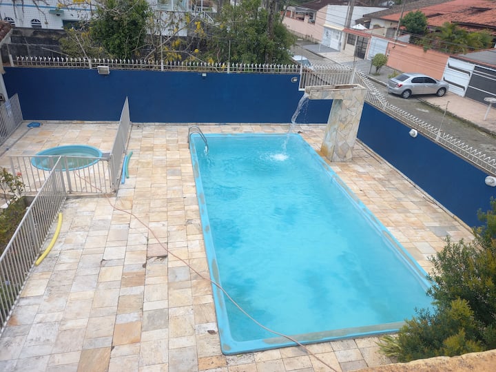 House Near The Beach With Pool And Barbecue - Peruíbe