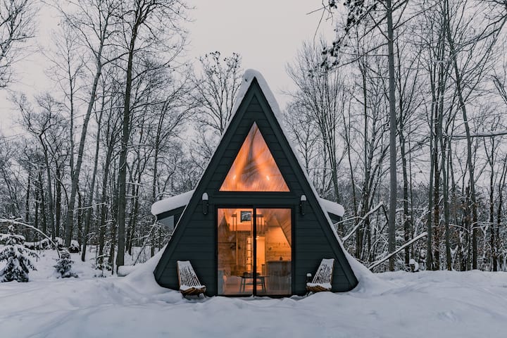 Hot Tub + Sauna Tiny Pine A\ Cuyuna Matata - Minnesota