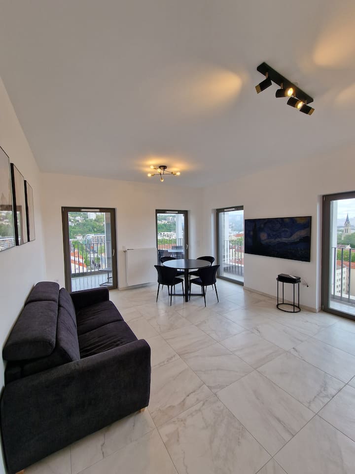 Appartement Entier Avec Vue Incroyable Et Parking - リヨン