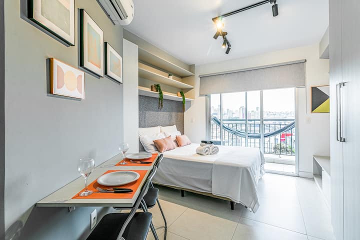 Aconchegante Term. Rod Tietê, Feiras, Ar, Wifi Top - Sao Paulo