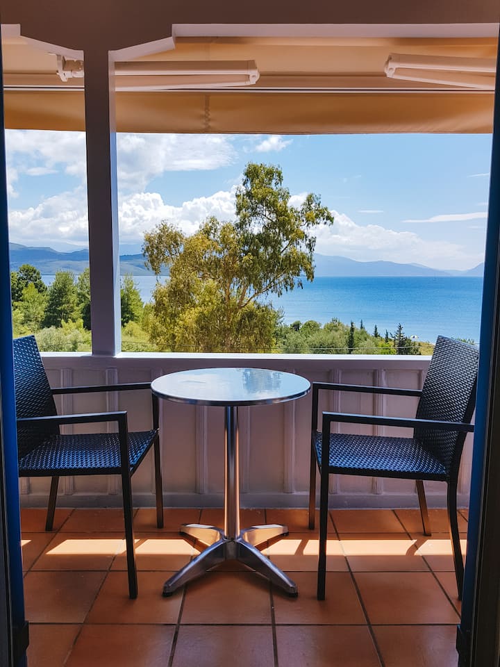Twin Or Double Room Sea View | Ionion Hotel - Lefkada