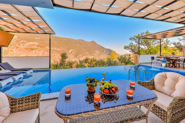 Villa Asal, %100 Privacy, Outstanding View - Kalkan