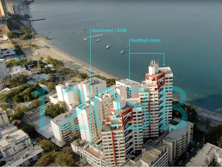 Rodadero Santa Marta Condo Beach- Pool - Santa Marta, Colombia