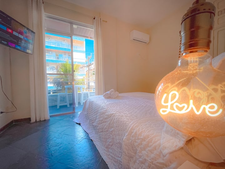 Praia Do Forte 200m  Ar Split Smart Tv E Máq.lavar - Cabo Frio