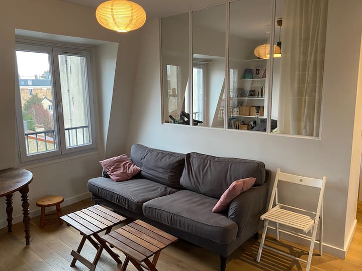 2 Pièces Jourdain/belleville - Paris