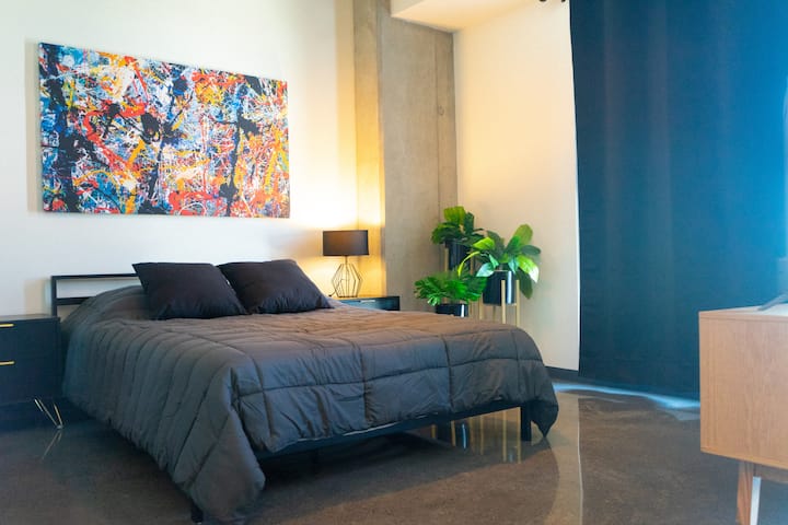 Luxury Apt In Downtown W/queen Bed + Ac - Monterrey