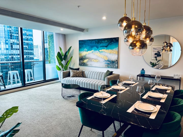 Stylish Southbank Apartment + Free Parking X2 - Melbourne