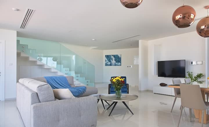 Melissa Seaview Villas With Rooftop Jacuzzi - Protaras