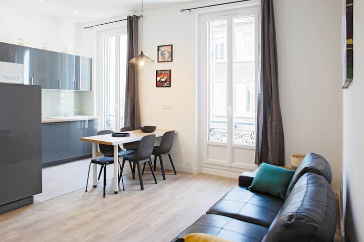 Proche Gare Avec 3 Chambres, Wifi, Clim Mobile - Marseille
