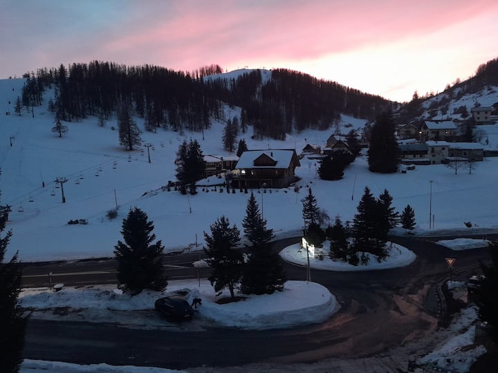 Valberg - Appartement T4 Vue Sur Les Pistes - Valberg