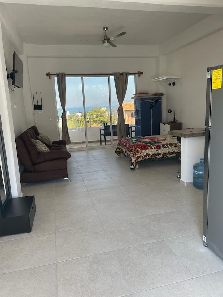 Bello Estudio Con Vista Al Mar - Puerto Vallarta