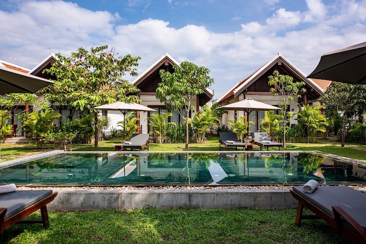 8bedroom Private Pool Resort 2.5km To Pub Street - Cambodge