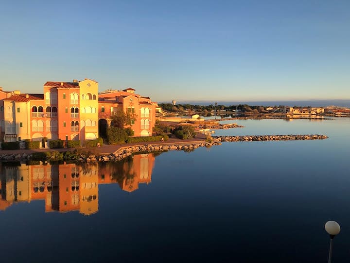 T2 Barcarès Bord D’étang Avec Vue Sur Le Canal - Le Barcarès