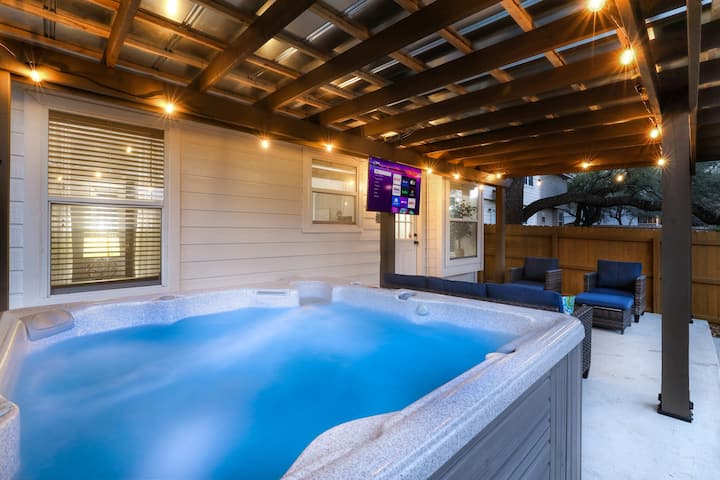 10 Mi Lackland Bmt Hottub Game Room~bocce Seaworld - San Antonio