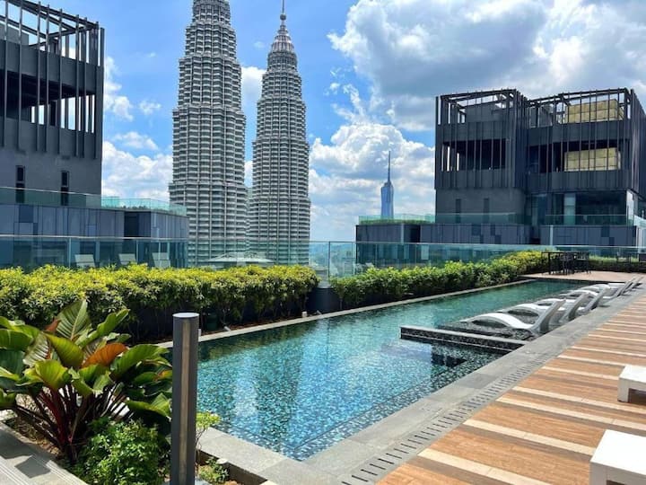 Luxury Condo Klcc- Rooftop Pool- Private Bath - Malaysia