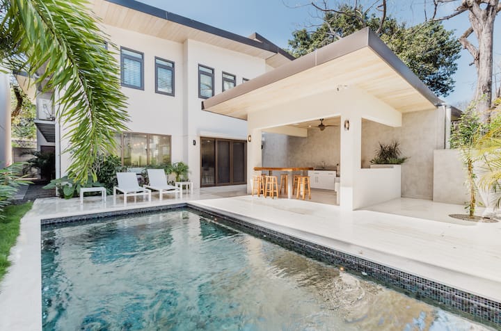 Casa Kaiman - Villa Blanco - Steps To The Beach - Nosara