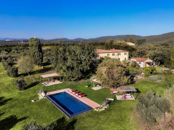 5bd-5ba Villa In Toscana W/pool - Castagneto Carducci