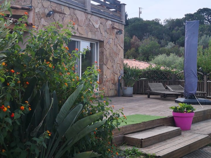 Coti-chiavari ,Bas De Villa Vue Mer, Plage à 350m - Coti-Chiavari