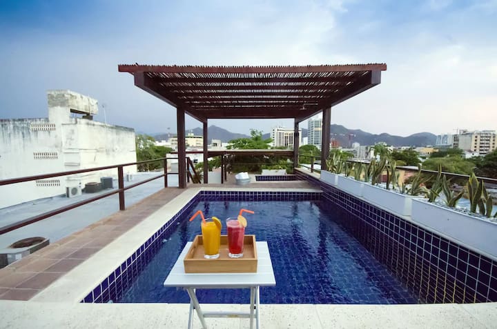 Exclusiva Casa 100% Privada Con 11 Habitaciones - Santa Marta