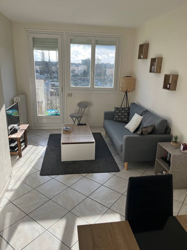 Appartement T3, Deux Chambres - Le Mans