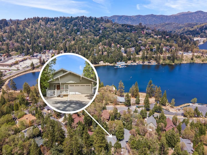 Walk To Lake Gregory! 3br/4ba With 2 King Bedrooms - Crestline, CA