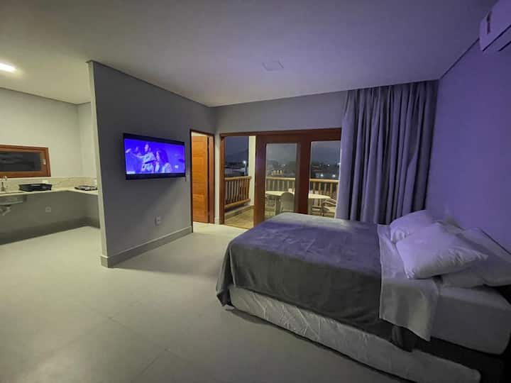 Loft Primeiro Andar, Suíte Top E Sacada Gourmet - São Miguel do Gostoso