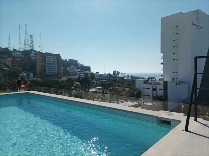 Relájate En Lindo Dept. A Una Cuadra De La Playa - Mazatlán