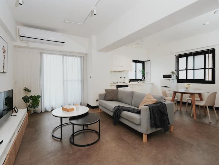 *New*6min Mrt, Sunlight Suite W Elevator|cc6-2 - Tajpej