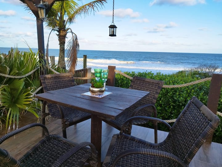 Casa Mauá Frente Mar C/ Piscina, Pé Na Areia Em Bc - Balneário Camboriú