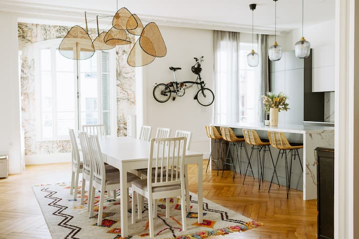 Grand Appmt Familial De Prestige Coeur De Lyon - Lyon