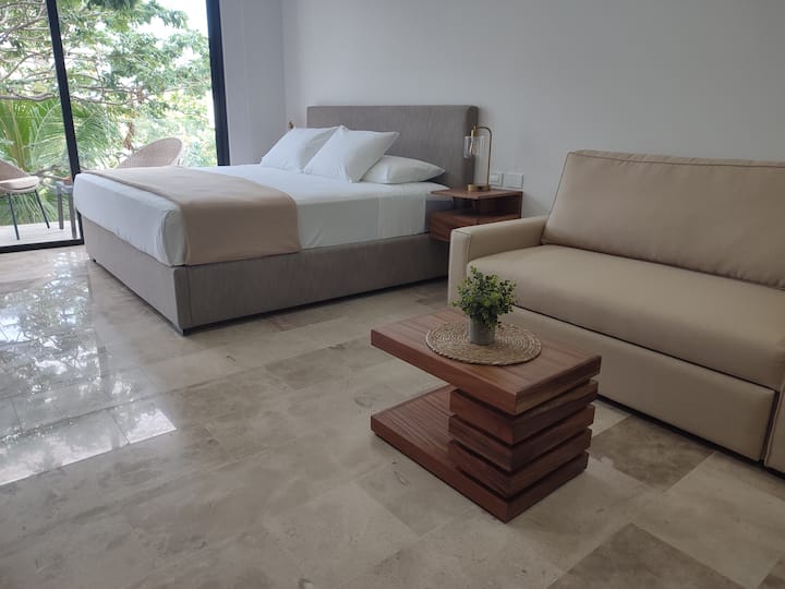 New Loft W/balcony, Pool And Garage - Playa del Carmen