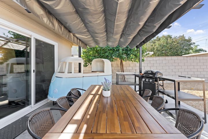 Hot Tub, Cozy Family 4br | 4mi To Disney! - 애너하임