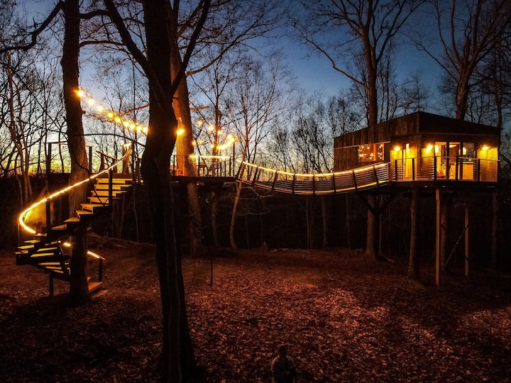 Houndcock: Perch-a Luxe Treehouse - Nashville, TN