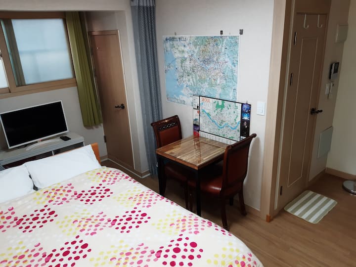 Studio Flat Near Metro And Parks - Séoul