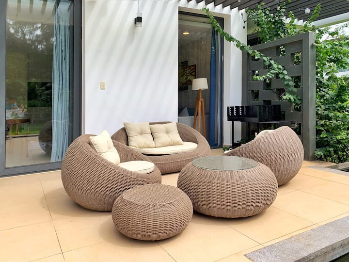 Nem's Villa Sea View & Free Pool - Long Điền