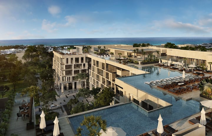2 B 2b Beautiful Condo In Ipana, Playa Del Carmen Slps 6. 4 Rooftop Pools/ Bar - Playa del Carmen