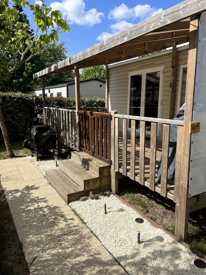 Mobil Home 6 Personnes, Camping 5* (Landes 40) - Lit-et-Mixe