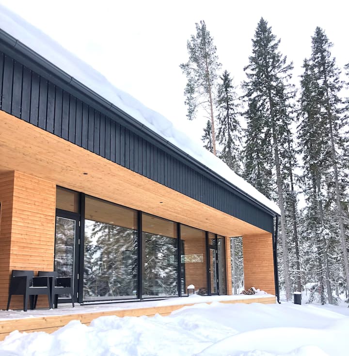 Moderni Huvila Luonnonkauniilla Paikalla! - Vuokatti