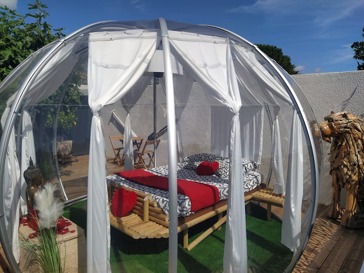 Nuitée Bulle + Spa + Piscine - Bouches-du-Rhône