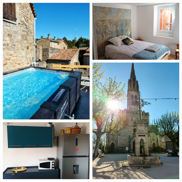 Maison En Pierre Avec Piscine - Ardèche