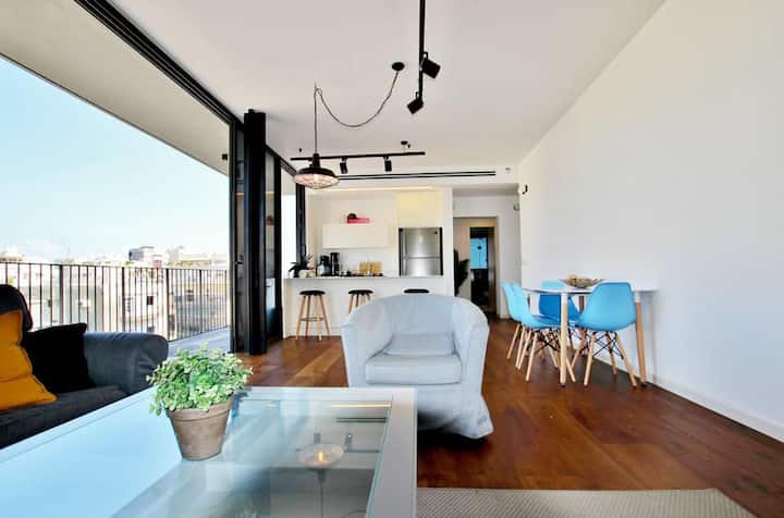 3 Rooms Apt With Mamad Balcony Parking Elevator - Tel-Aviv
